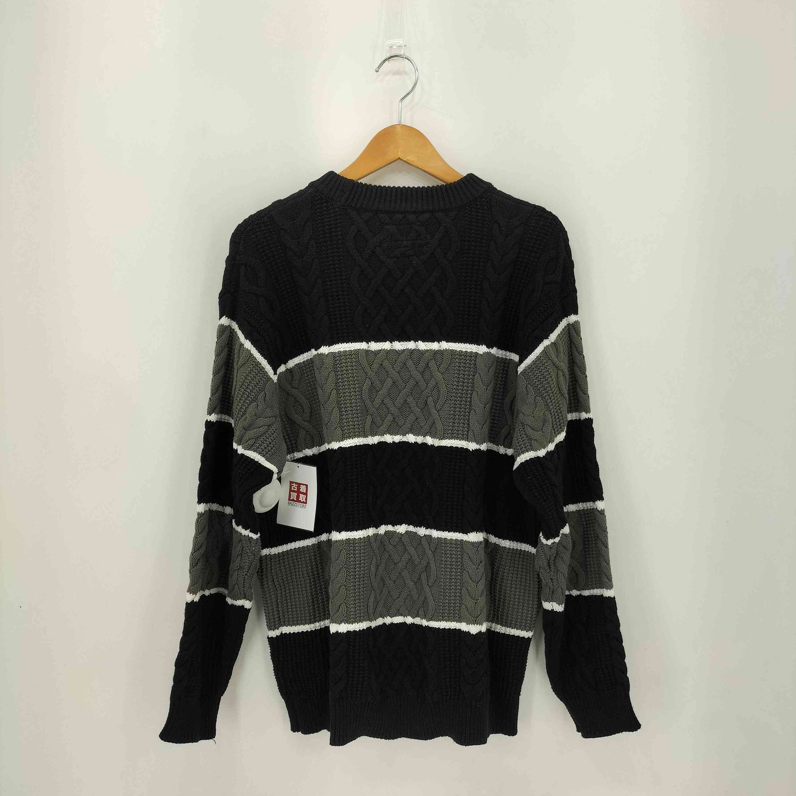 ネイバーフッド NEIGHBORHOOD BORDER CABLE KNIT ボーダー ケーブル