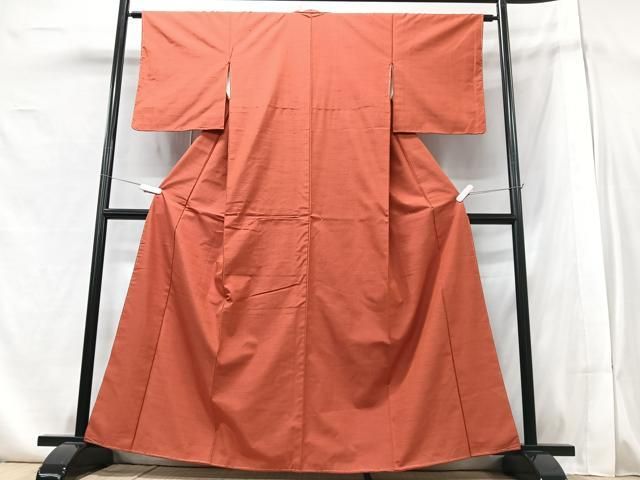 平和屋着物□上質な紬 照柿色 正絹 逸品 未使用 CABA4360xe - メルカリ