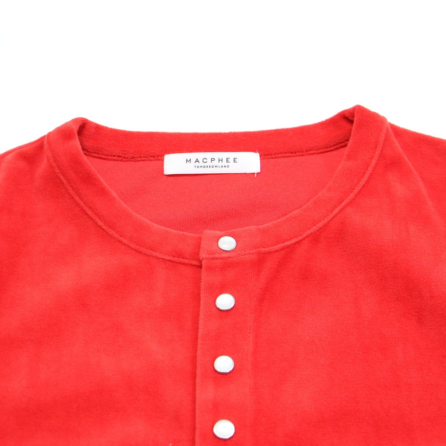 MACPHEE マカフィー カーディガン レッド サイズ:S(9号) | 22秋冬