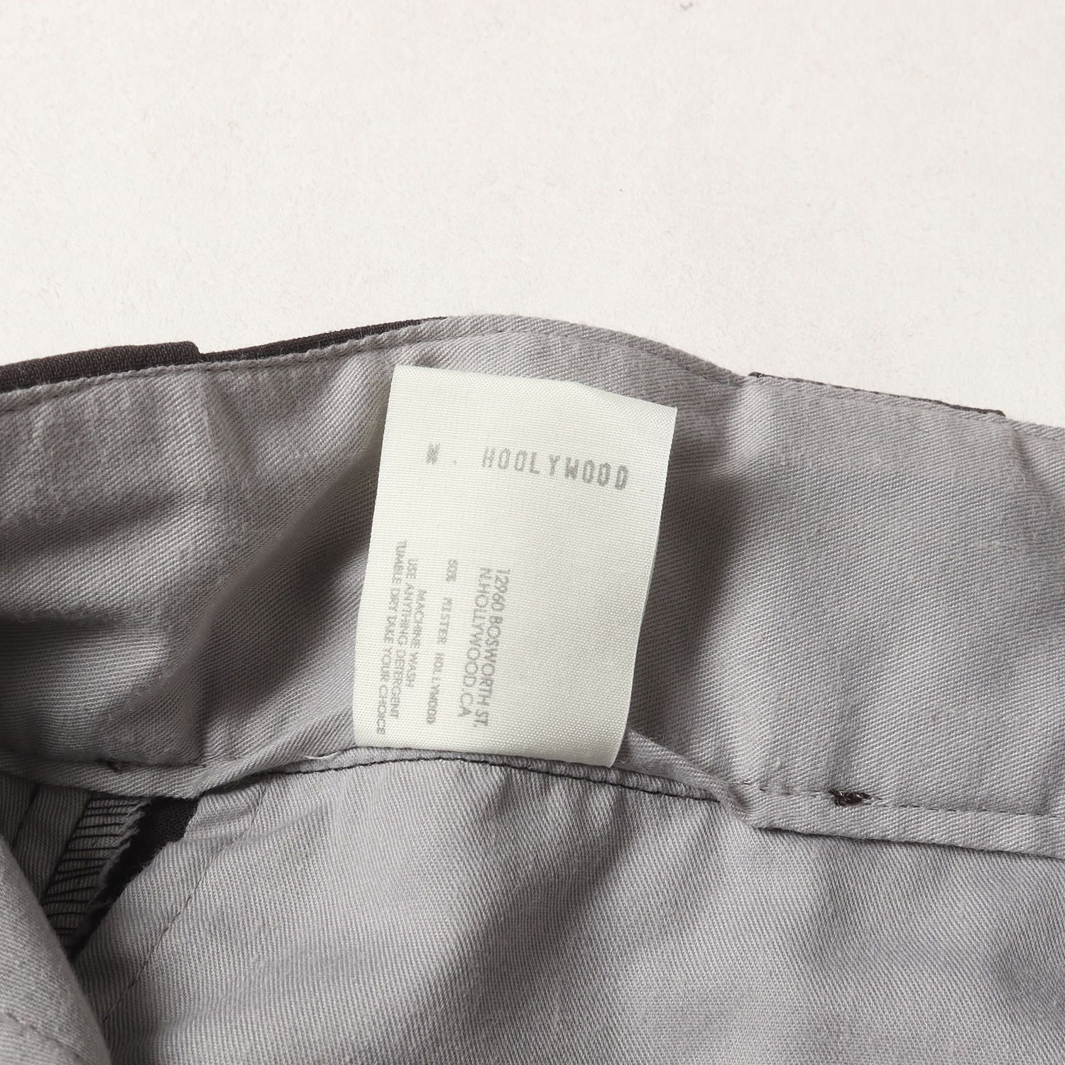 美品】N.HOOLYWOOD エヌハリウッド パンツ チャコール サイズ:36