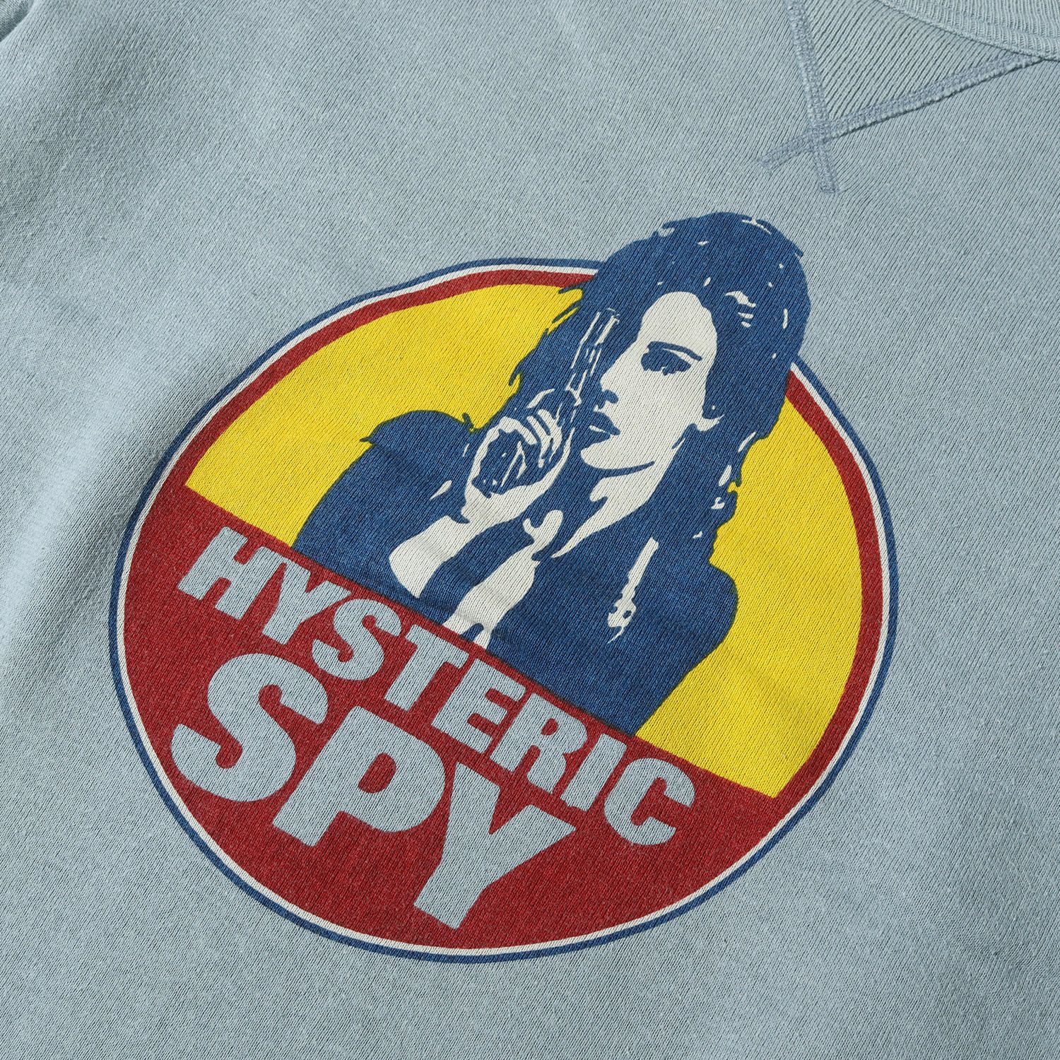 HYSTERIC GLAMOUR ヒステリックグラマー スウェット ブルー サイズ