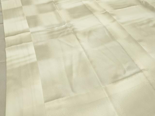 平和屋着物●長襦袢　無双仕立て　市松地紋　暈し染め　正絹　逸品　CABA1504gh 平和屋着物○長襦袢 無双仕立て 市松地紋 暈し染め 正絹 逸品 CABA1504gh