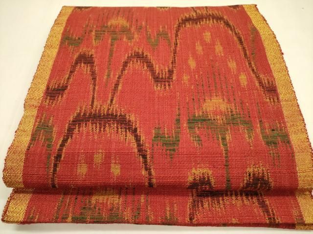 平和屋着物○八寸名古屋帯 紬地 太子間道 正絹 逸品 DAAZ2442op - メルカリ