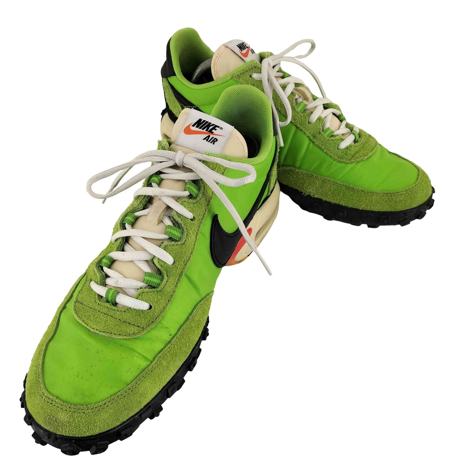 NIKE(ナイキ) AIR MAX WAFFLE SP ACTION GREEN/BLACK-TOTAL ORANGE メンズ JPN：28.5 【中古】【ブランド古着バズストア】 ナイキ NIKE AIR MAX WAFFLE SP ACTION GREEN/BLACK-TOTAL ORANGE