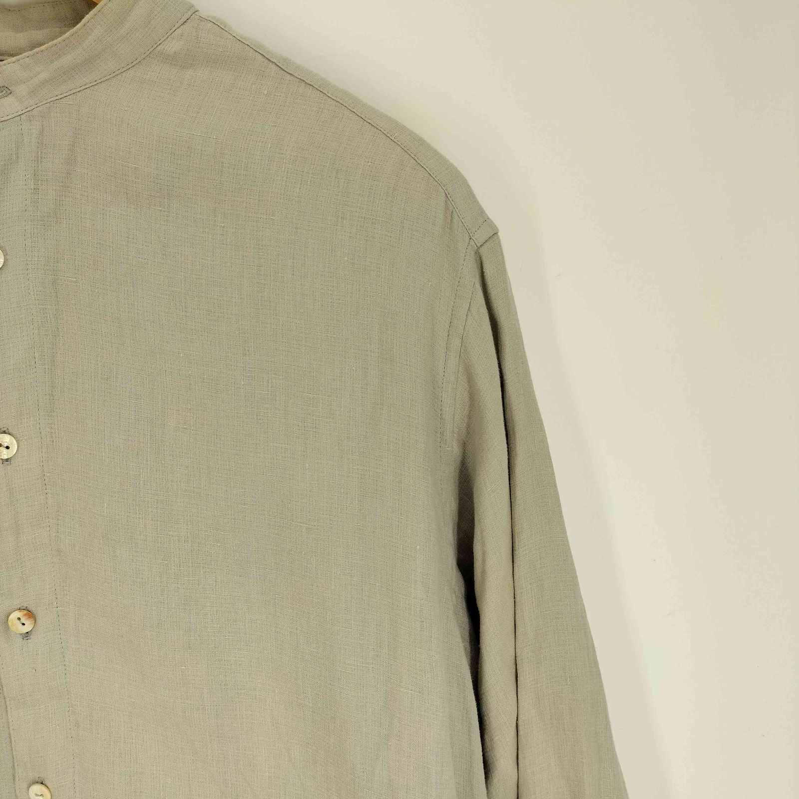 マーティーアンドサンズ MAATEE＆SONS 23SS PULL OVER SHIRTS リネン