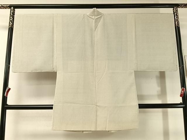 平和屋着物○男性 本塩沢 アンサンブル 蚊絣 正絹 逸品 CABA4661vp