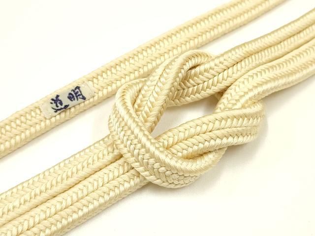 平和屋着物○極上 有職組紐道明 帯締め 冠組 砥粉色 宮内庁御用 国立