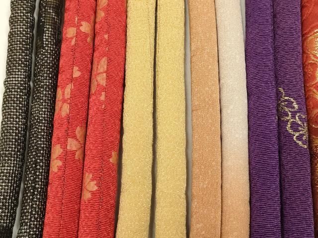 平和屋着物○和装小物 上質な帯締め10本セット 丸ぐけ 大島紬 暈