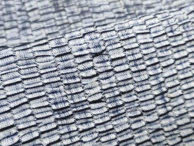 平和屋着物∴夏物 浴衣 反物 着尺 絞り 湯のし前 未使用 DABA7023zzz