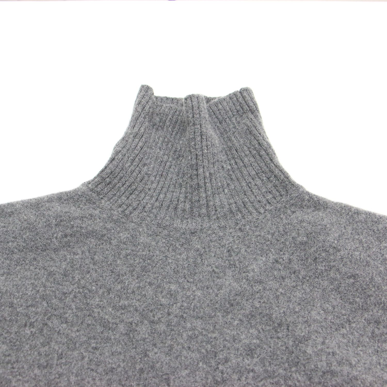 LE CIEL BLEU ルシェルブルー ニット グレー サイズ:36(S) | ウール カシミヤ タートルネック プルオーバー | Wool Cashmere Knit | ニット 長袖 オーバーサイズ | トップス セーター【レディース】【中古】【K4660】 LE CIEL BLEU ルシェルブルー ニット グレー サイズ:36(S) | ウール