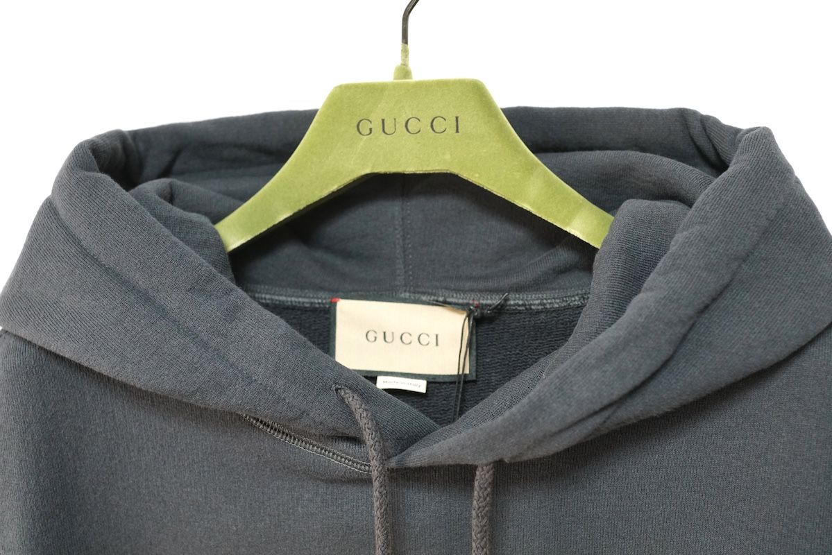 GUCCI グッチ COTTON JERSEY SLEEVELESS HOODIE コットン ジャージ