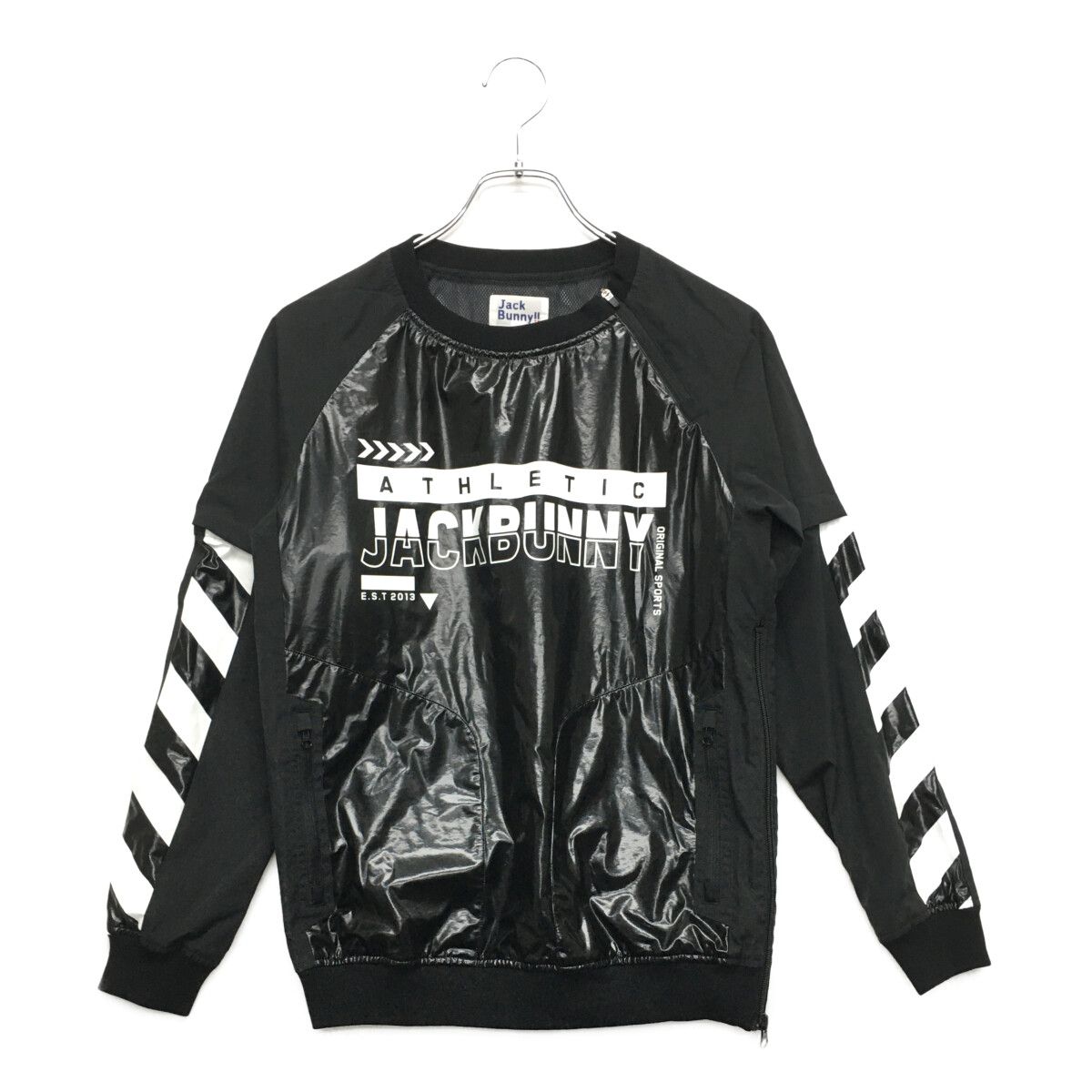 中古 レディース ジャックバニー Jack Bunny!! ジャケット 0(S) 黒 ブラック 長袖プルオーバー 2WAY - メルカリ