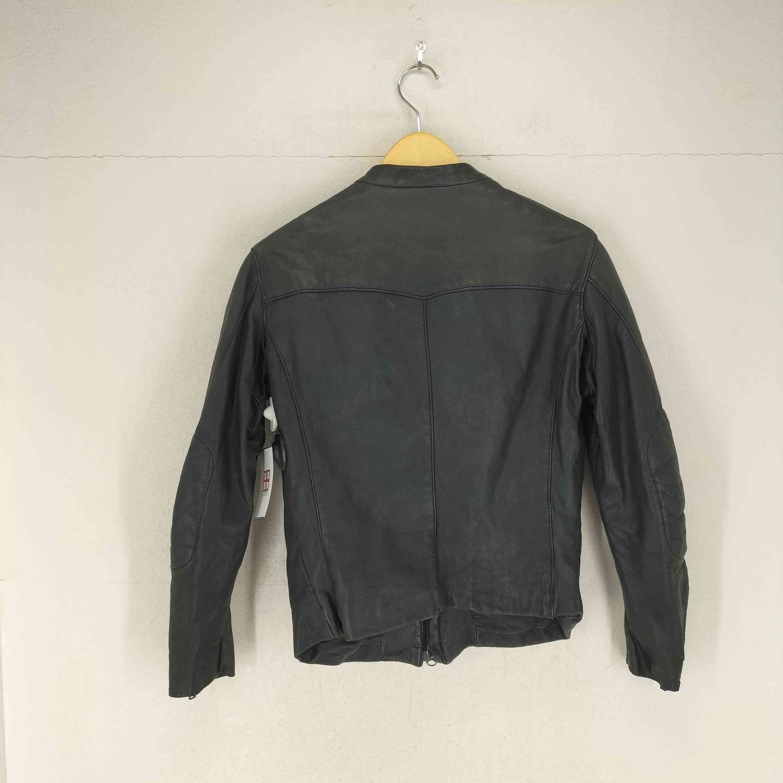 ユーズドフルギ USED古着 カウレザーシングルライダースジャケット