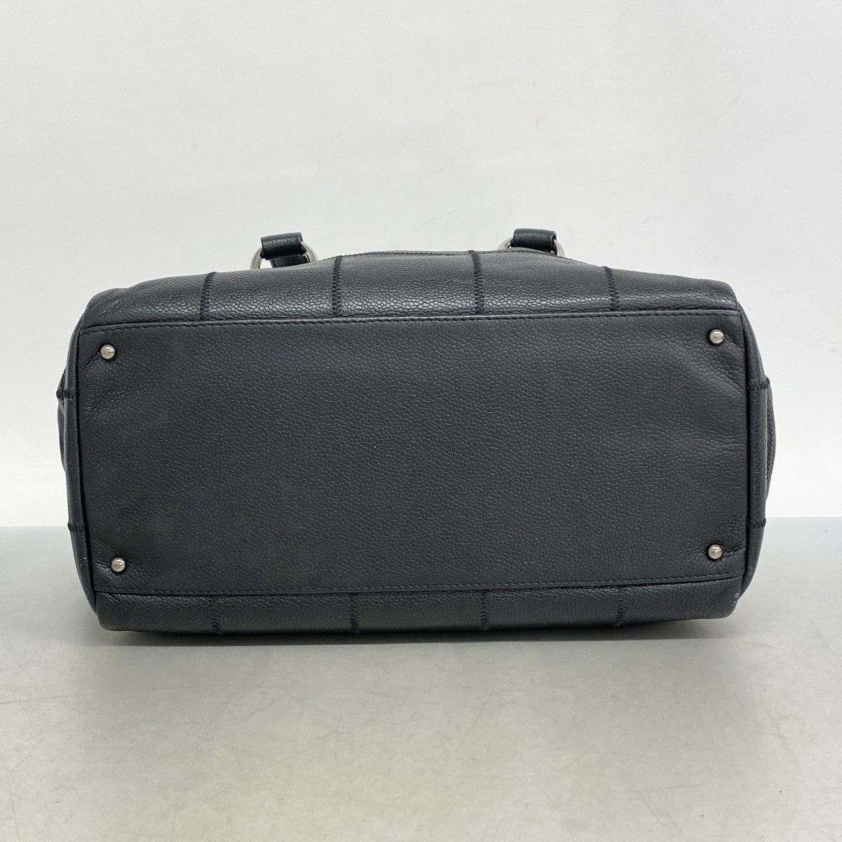 5pb1976】シャネル ショルダーバッグ チョコバー キャビアスキン