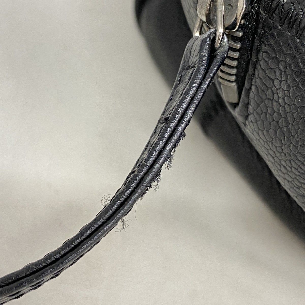 5pb1976】シャネル ショルダーバッグ チョコバー キャビアスキン