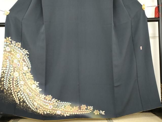 平和屋着物○越後十日町の一流染匠 桐屋・翠山工房 訪問着 絞り 辻が花