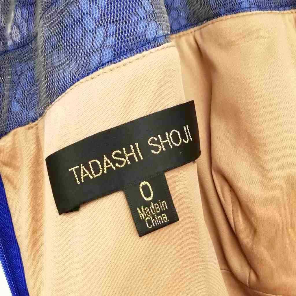 タダシショージ TADASHI SHOJI ベルベット ベロア レース ワンピース