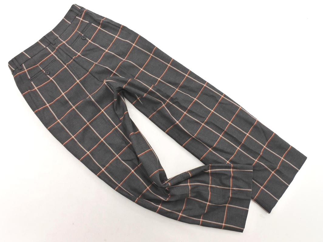 MACKINTOSH LONDON マッキントッシュロンドン ウール混 チェック テーパード パンツ size38/グレー レディース - メルカリ