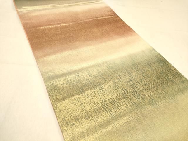 平和屋着物◎全通柄袋帯 霞文 金糸 正絹 逸品 DAAZ3871jm - メルカリ