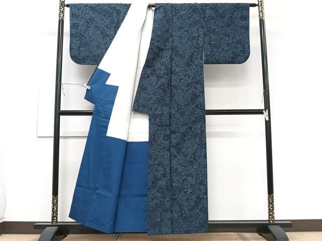 平和屋着物□上質な紬 草花文 正絹 逸品 CABA5558xi - メルカリ