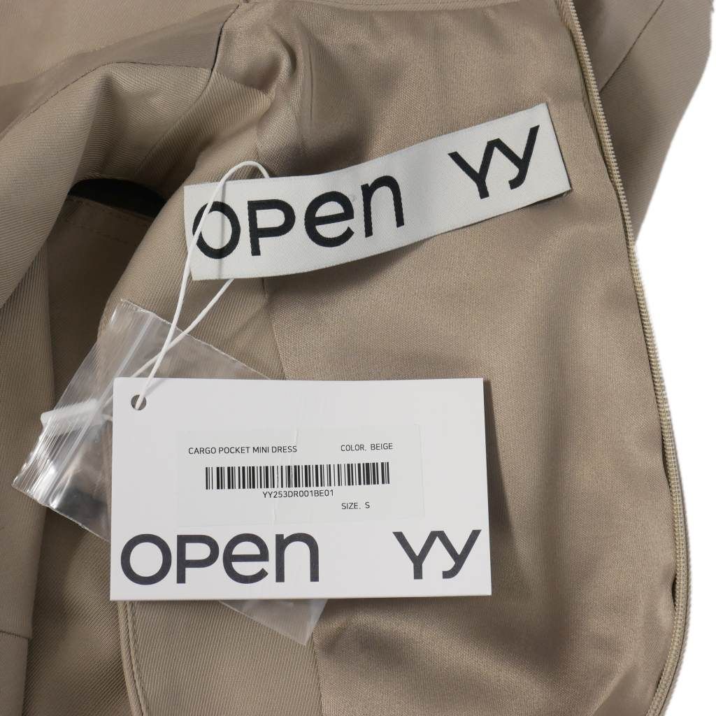 オープンワイワイ OPEN YY 25AW カーゴ ポケット ミニドレス