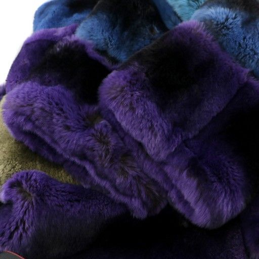 アダージェット adagietto ファーコート ハーフ ミドル レザー 皮革