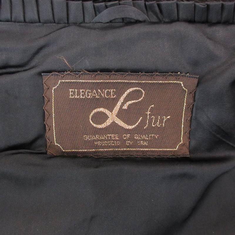 【中古】サガミンク SAGA MINK エレガンスエルファー ELEGANCE L Fur 金サガ ミンクファーコート 毛皮 ミドル F サガミンク SAGA MINK エレガンスエルファー ELEGANCE L Fur 金サガ