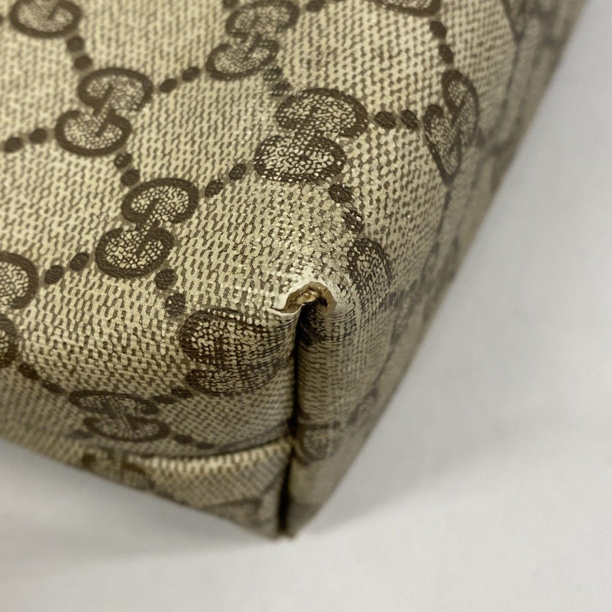 5pb2081】グッチ トートバッグ GGキャンバス/シェリーライン 39 02 003