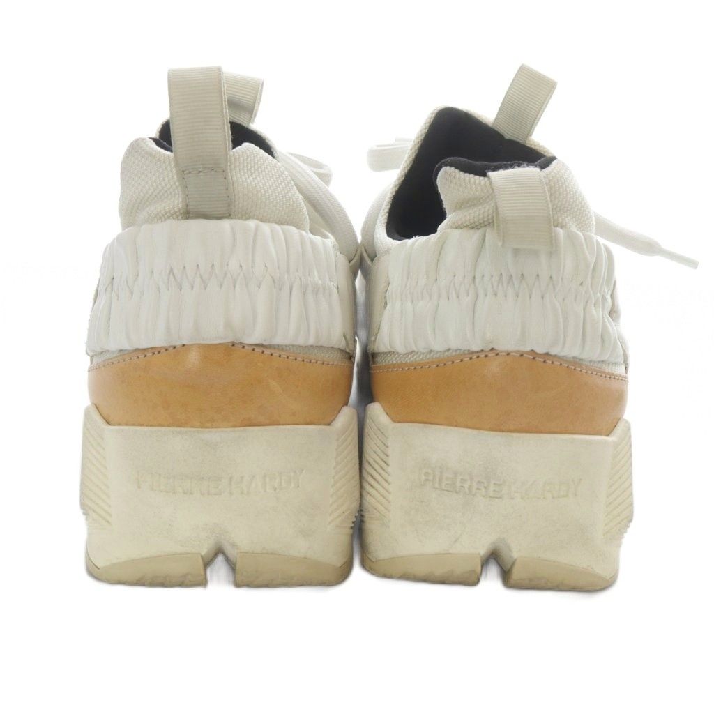ピエールアルディ PIERRE HARDY スニーカー 切替 37 ライトグレー