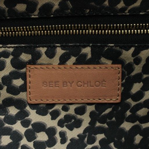 シーバイクロエ SEE BY CHLOE CHERRY ハンドバッグ トート レザー 内側