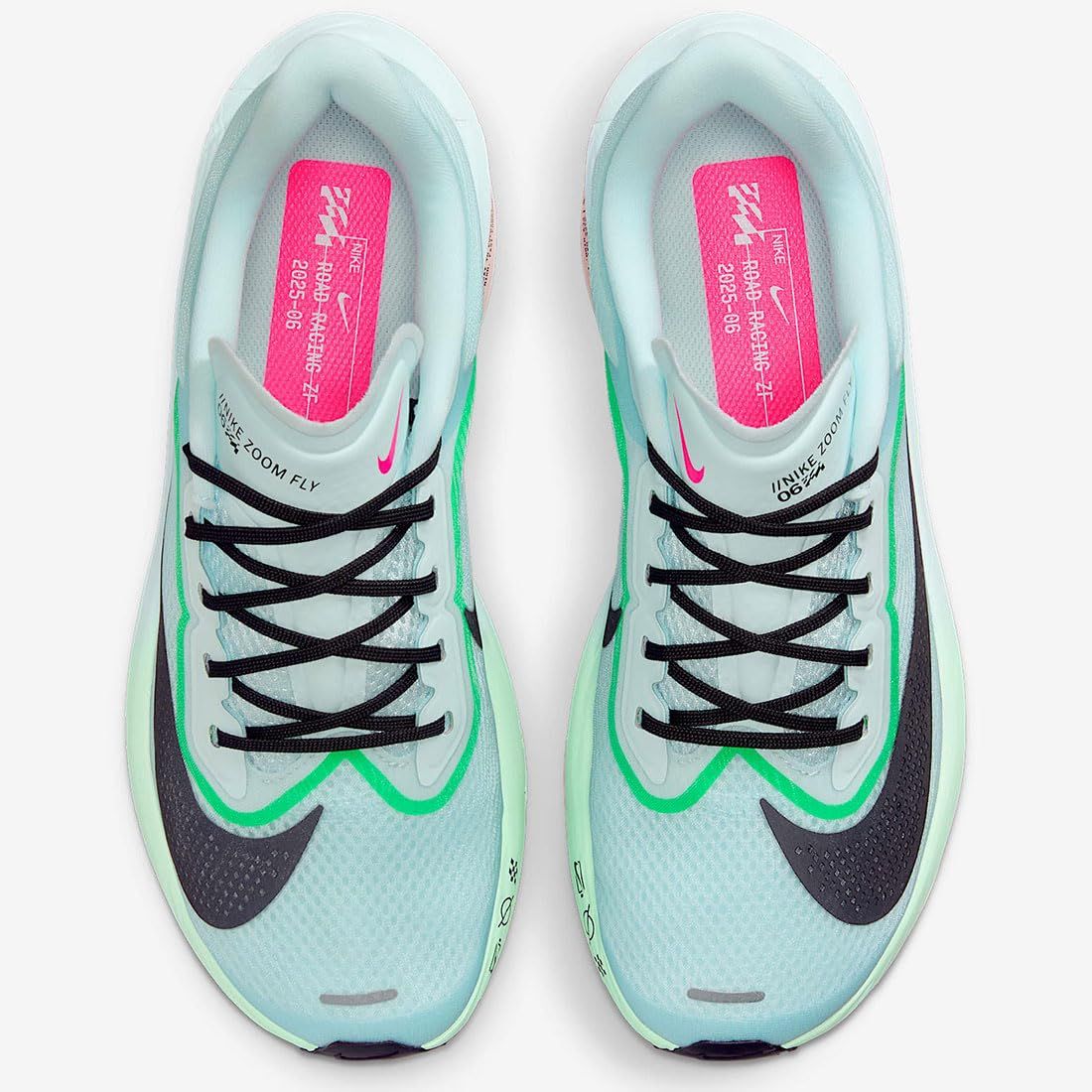 [ナイキ] ズーム フライ 6 [W ZOOM FLY 6] グレイシャーアイス/ハイパーピンク/グリーンショック/ブラック FN8455-402 ナイキ] ズーム フライ 6 W ZOOM FLY 6 グレイシャーアイス/ハイパー