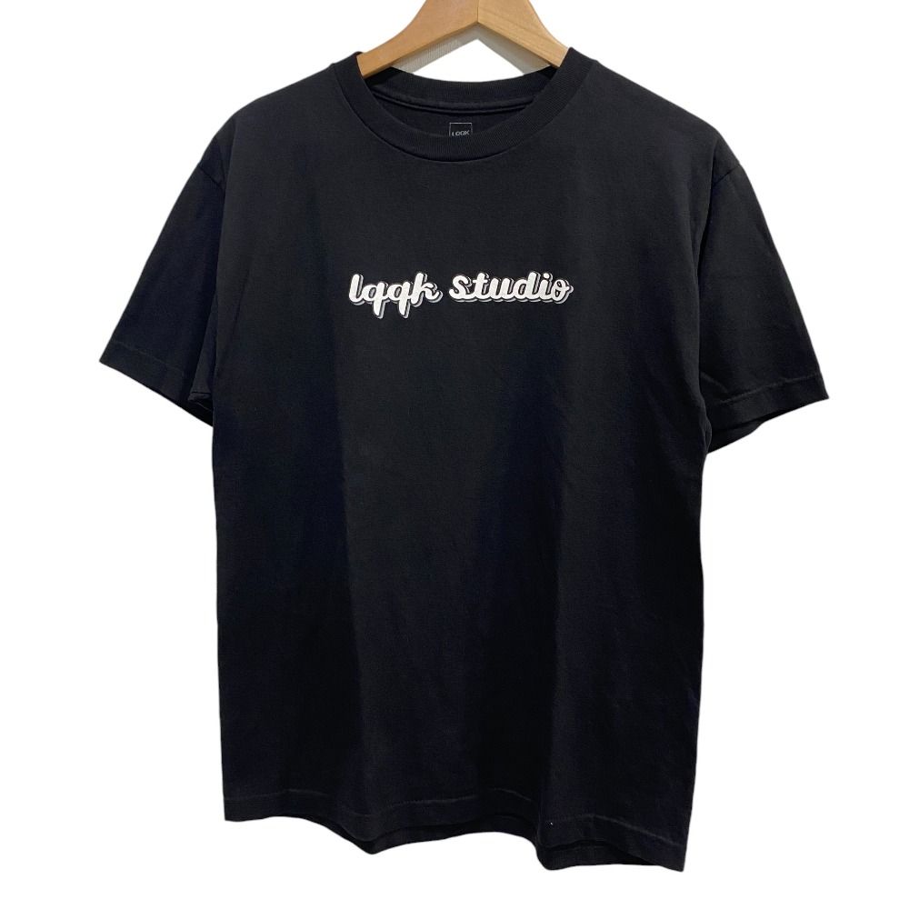 美品 LQQK STUDIO ルックスタジオ ロゴプリント Tシャツ サイズM