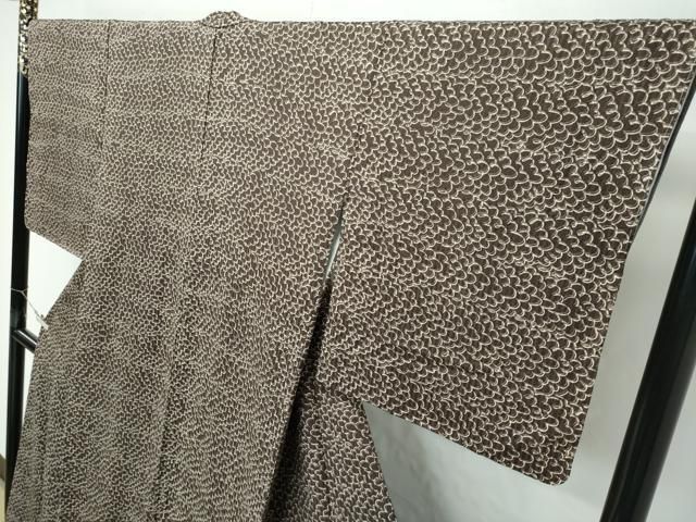 平和屋本店○極上 キモノデザイナー 斉藤上太郎 小紋 雲重ね文 逸品 未