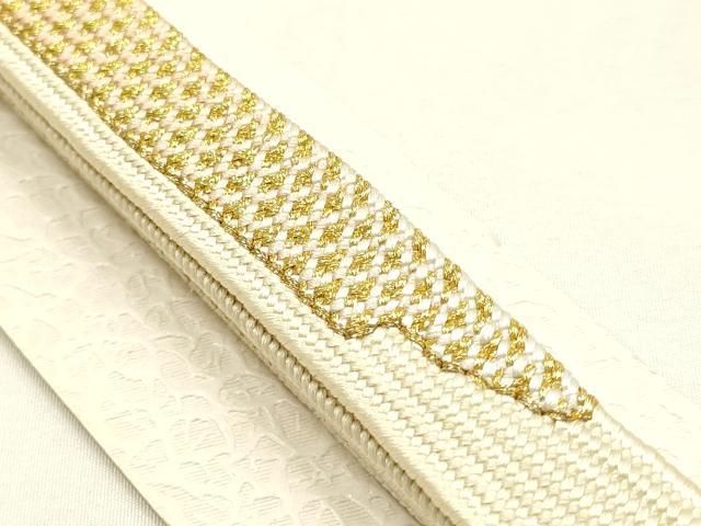 平和屋本店○和装小物 帯締め・帯揚げセット 高麗組 流水花文 暈し染め