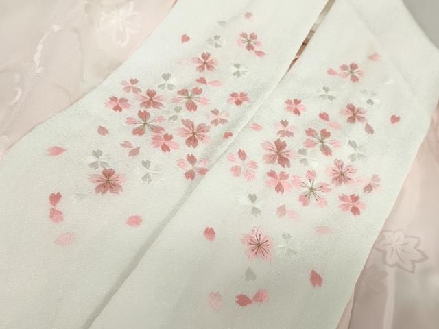 平和屋着物○振袖用長襦袢 無双仕立て 霞花地紋 暈し染め お買い得品