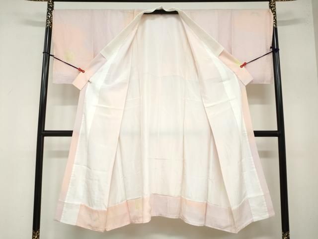 平和屋着物○長襦袢 袷 道長舞花文 さが美扱い 正絹 逸品 未使用