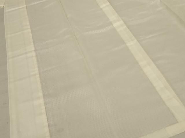 平和屋着物＊夏物 長襦袢 絽 鳥の子色 正絹 逸品 AABD8905jd