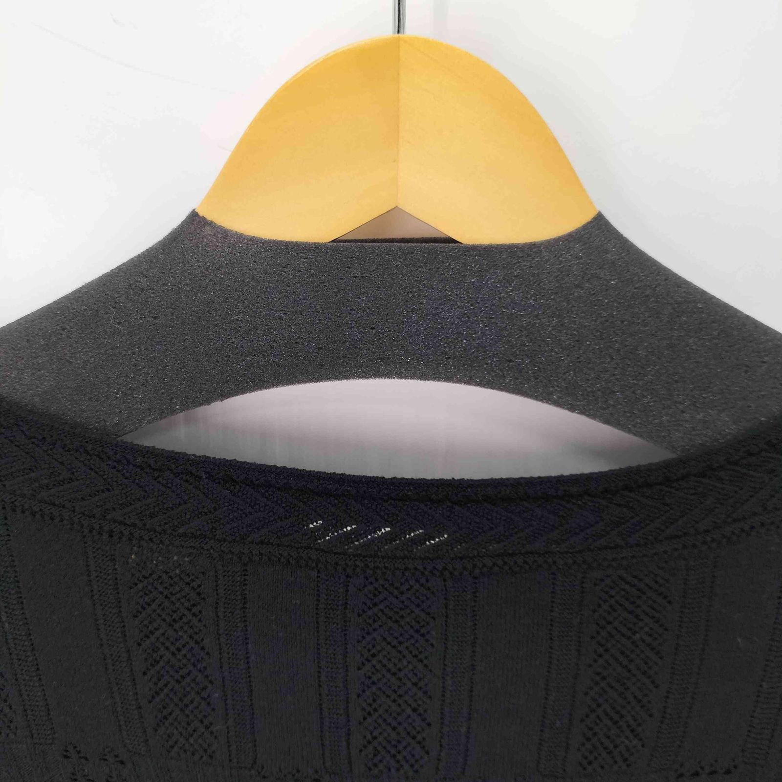 ユーズドフルギ USED古着 ROSE PATTERN LACE KNIT BODYSUIT レディース