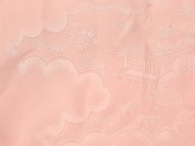 平和屋本店□色無地 まとめて 3点 風景 花柄 地紋 など 着用可能多数