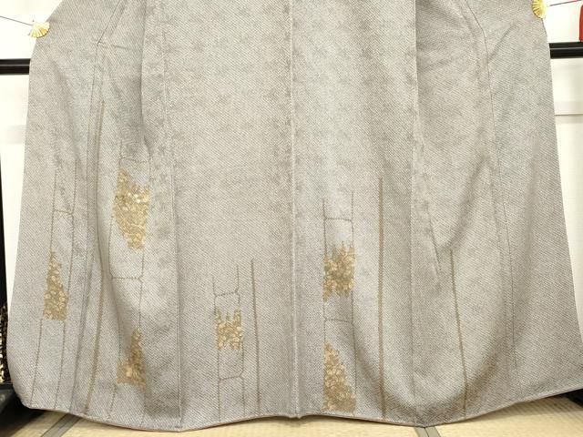 平和屋着物○訪問着 絞り 刺繍 草花文 金糸 金彩 正絹 逸品 未使用