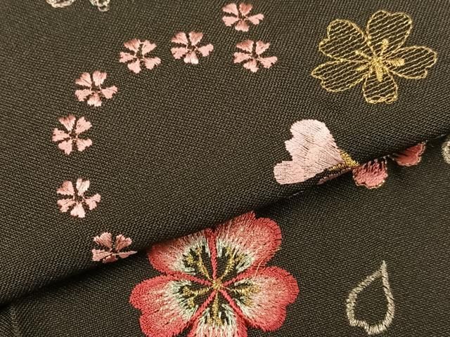 平和屋着物○「anan」ブランド 女性 行灯袴 刺繍 舞花文 暈し染め