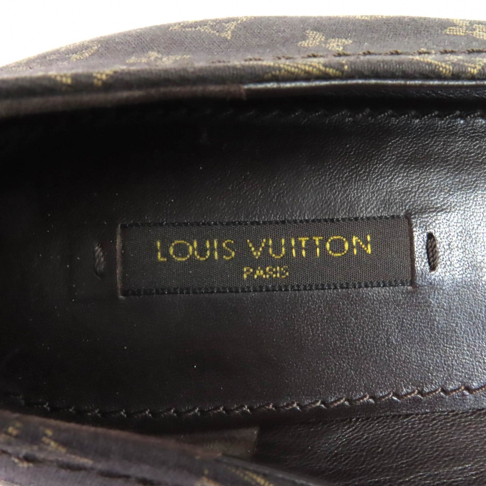 美品◇LOUIS VUITTON ルイヴィトン モノグラム リボンデザイン レザー