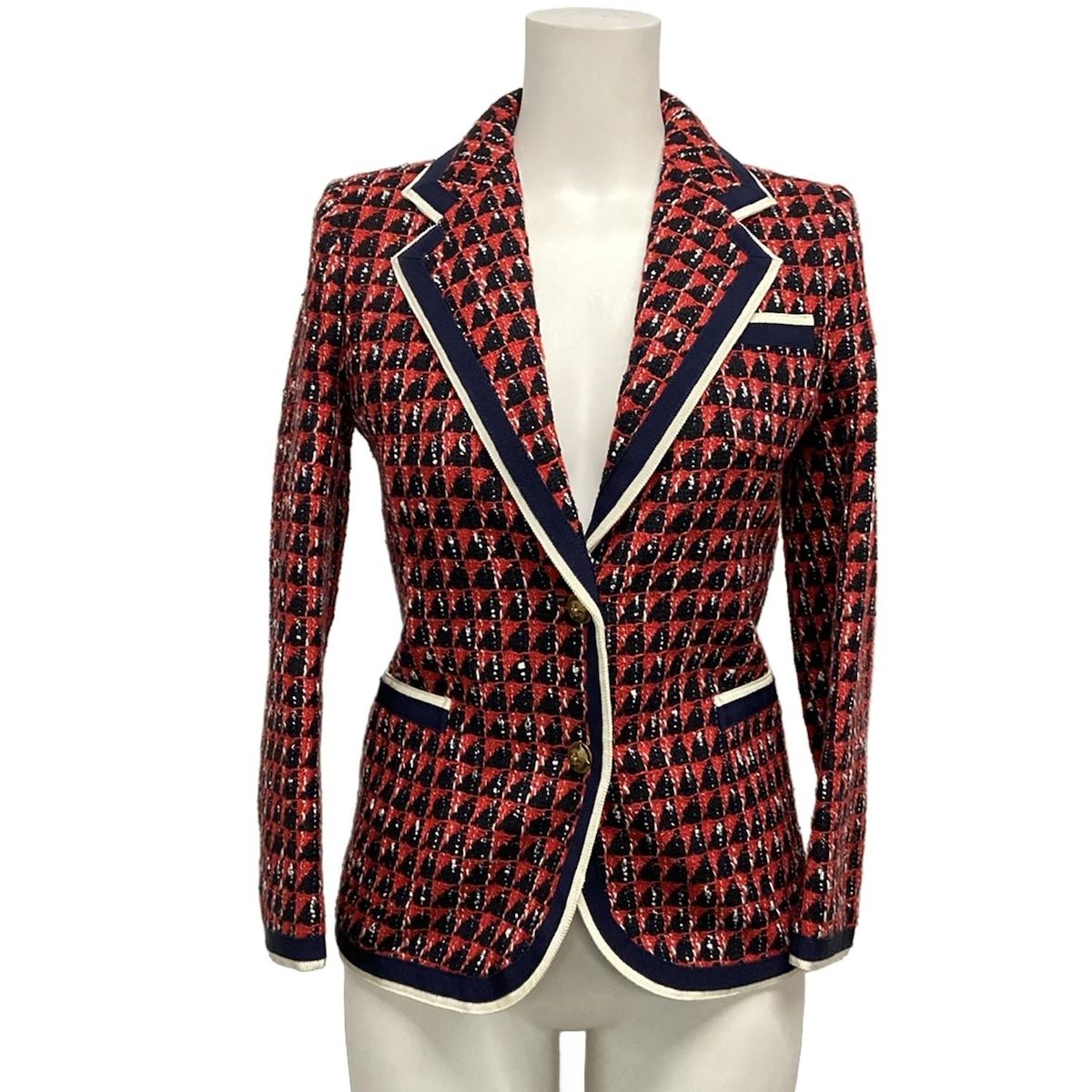 グッチ ジャケット サイズ36 S レディース - 544851 ダークネイビー