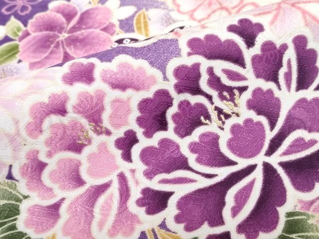 平和屋着物○H・L（アッシュエル） HENRI-LUC CHAPUIS 小振袖 二尺袖