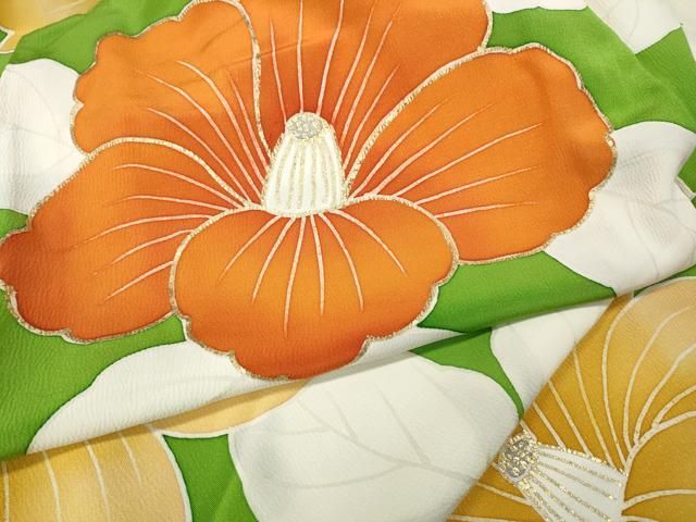 平和屋着物▽上質な小紋 舞花文 金彩 正絹 逸品 CABA8256ut - メルカリ