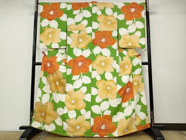 平和屋着物▽上質な小紋 舞花文 金彩 正絹 逸品 CABA8256ut - メルカリ