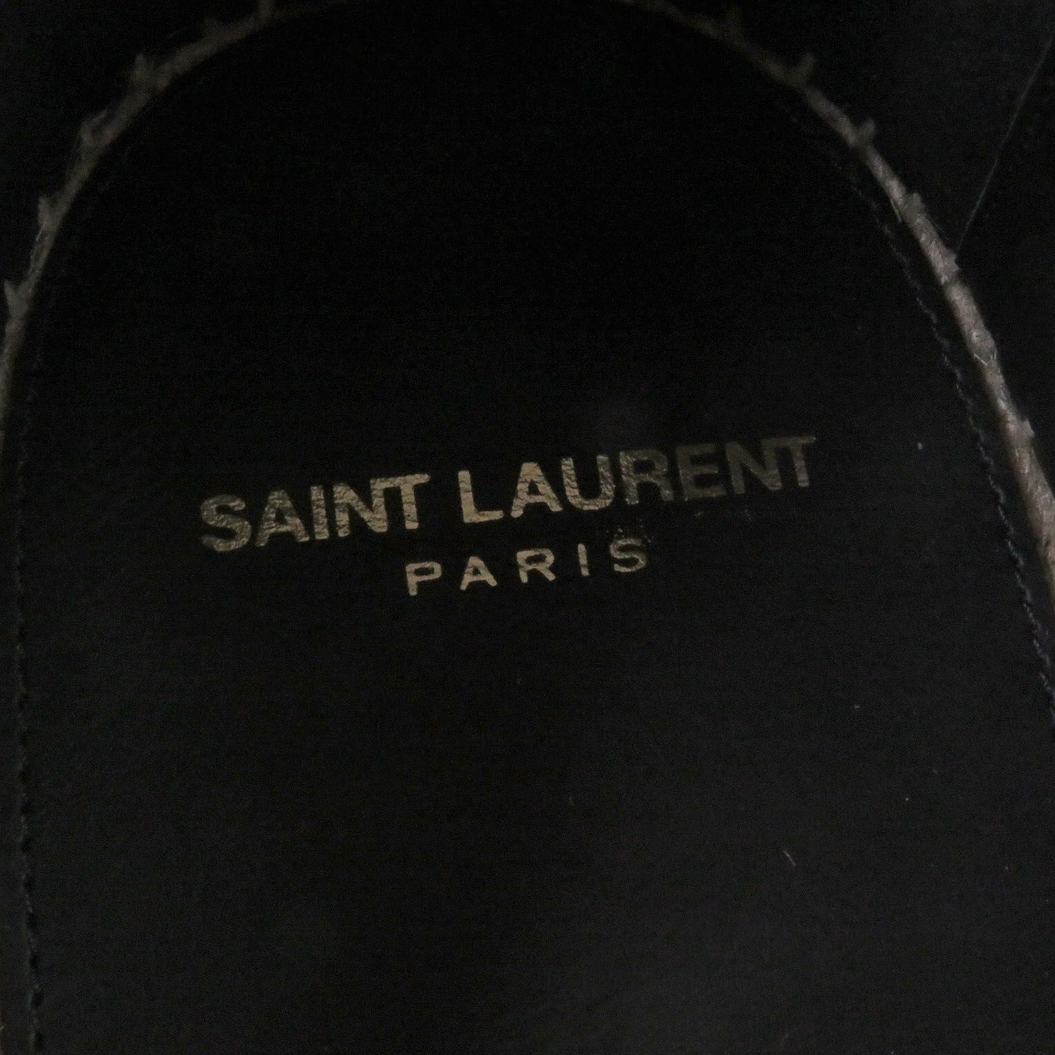 未使用品□SAINT LAURENT PARIS サンローランパリ 509616 レザー