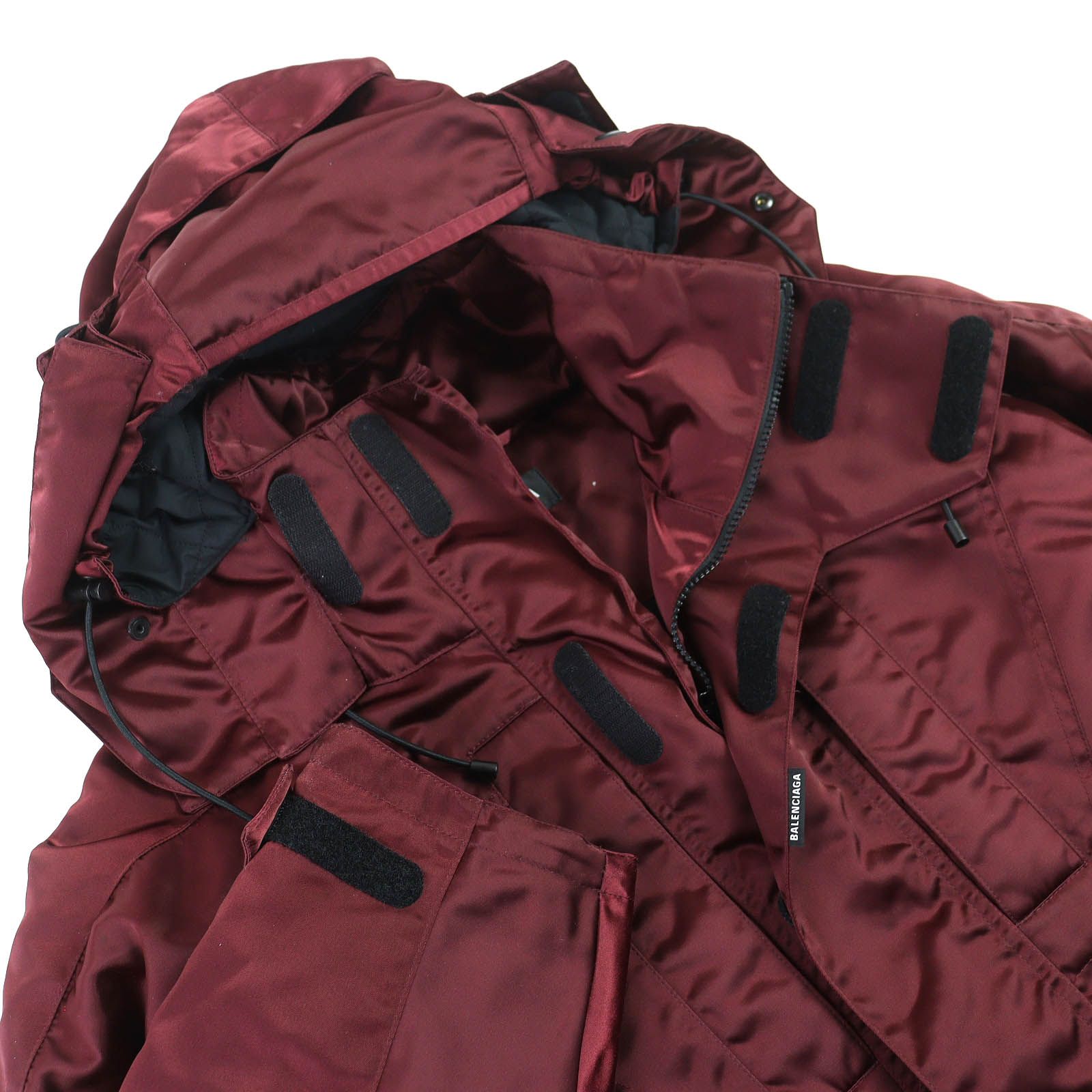 極美品△BALENCIAGA バレンシアガ 594907 Grape nylon oversize jacket