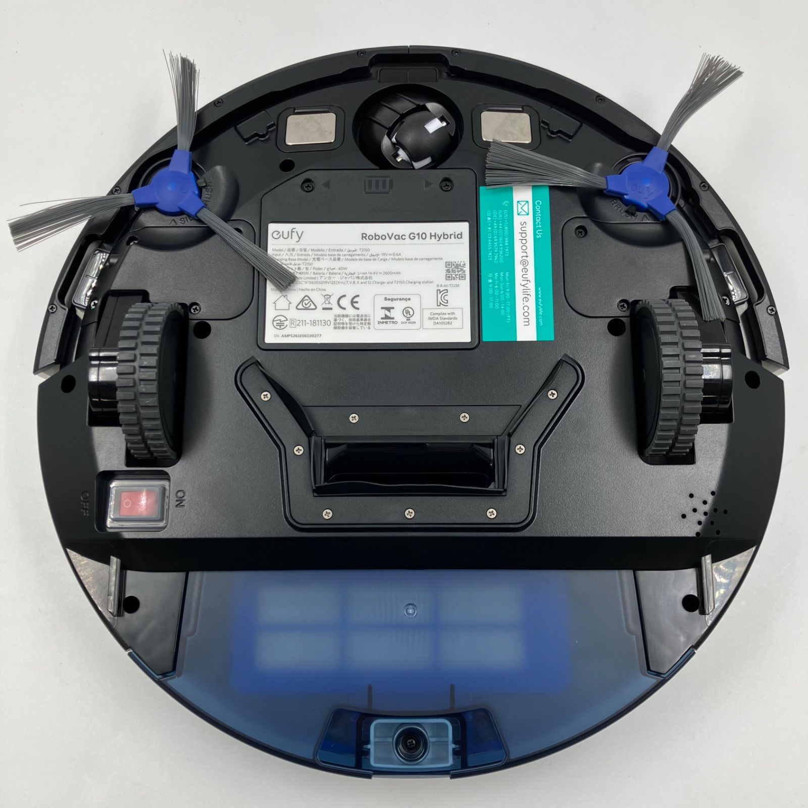 1218C Eufy RoboVac G10 Hybrid ホワイト ロボット掃除機 ハイブリッド 自動水拭き AL015485-01 - メルカリ