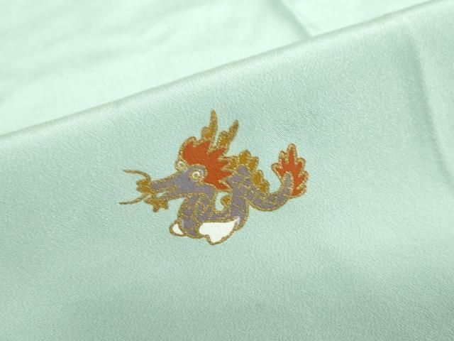 平和屋着物○長襦袢 小売業者 無双仕立て 十二支 金彩 正絹 逸品